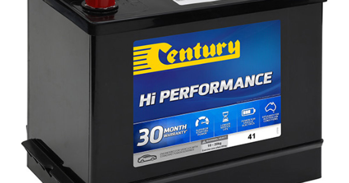 41 - Hi Performance Conventional Car Batteries | Century Batteries