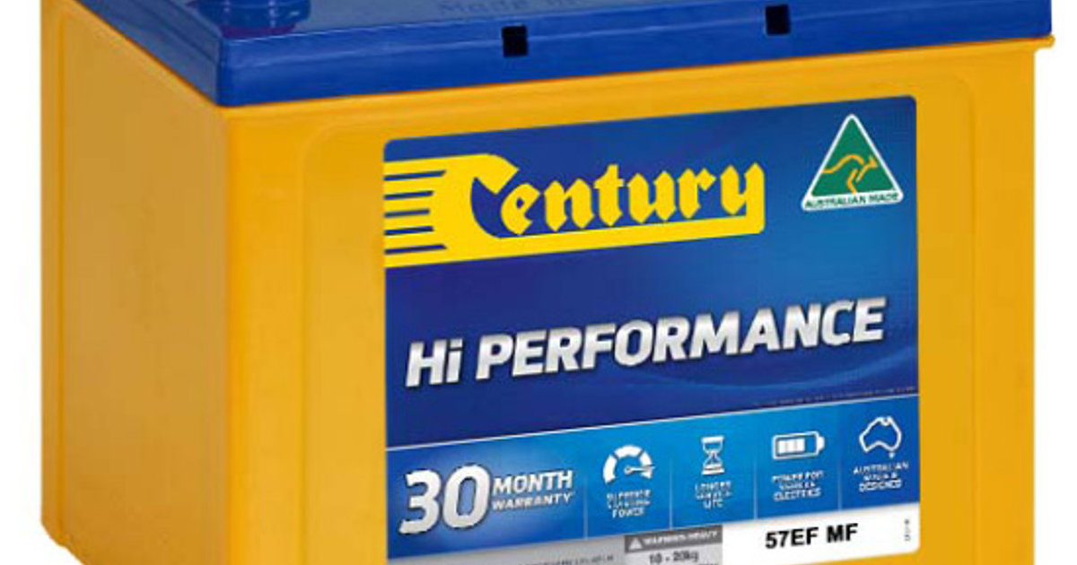 57EF MF - Hi Performance Conventional Car Batteries | Century Batteries