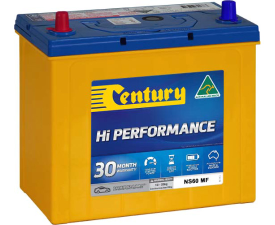 NS60 MF - Hi Performance Conventional car batteries | Century Batteries