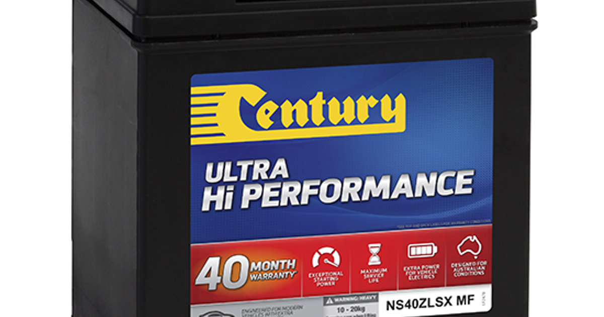 NS40ZLSX MF - Ultra Hi Performance Conventional car batteries | Century Batteries