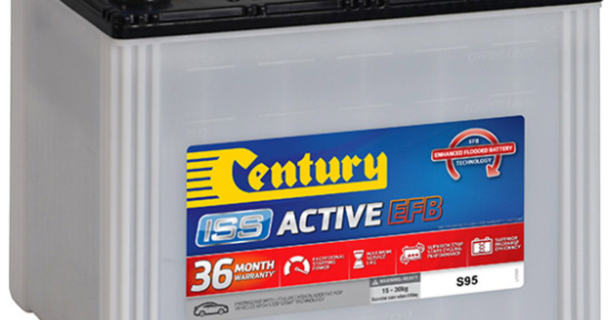 S95 - ISS Active EFB Stop-Start Stop/Start Car Batteries | Century ...