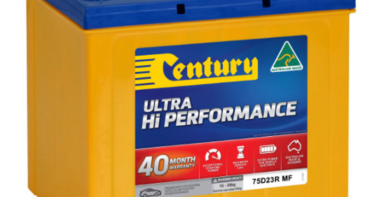 75D23R MF - Ultra Hi Performance Conventional car batteries | Century ...