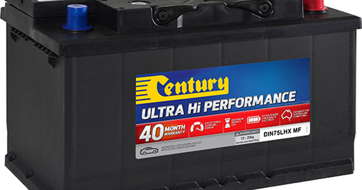 DIN75LHX MF - Ultra Hi Performance DIN Conventional Car Batteries ...