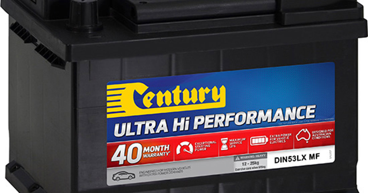 DIN53LX MF - Ultra Hi Performance DIN Conventional car batteries | Century Batteries