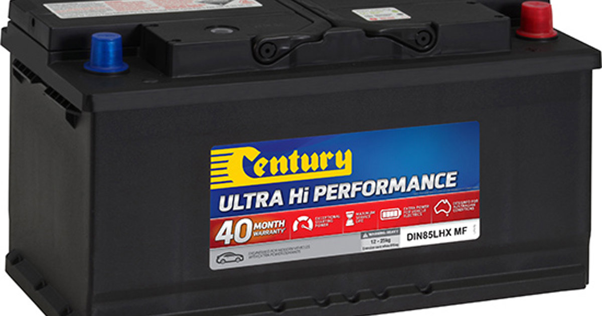 DIN85LHX MF - Ultra Hi Performance DIN Conventional car batteries | Century Batteries