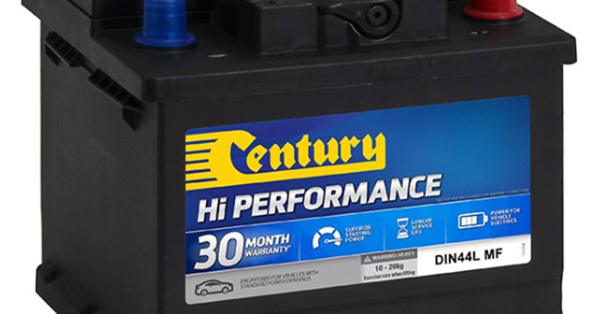 DIN44L MF - Hi Performance DIN Conventional car batteries | Century ...