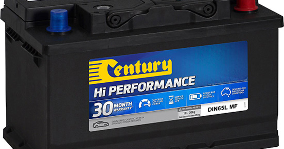 DIN65L MF - Hi Performance DIN Conventional car batteries | Century Batteries