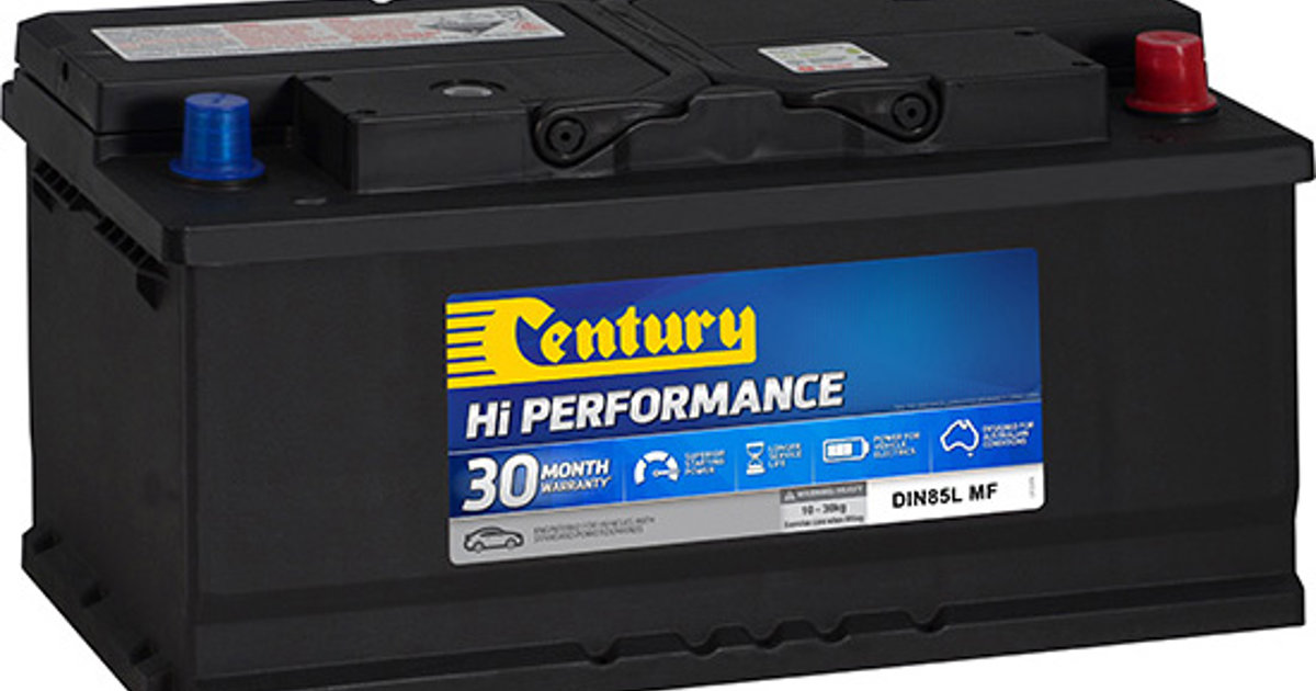 DIN85L MF - Hi Performance DIN Conventional car batteries | Century Batteries