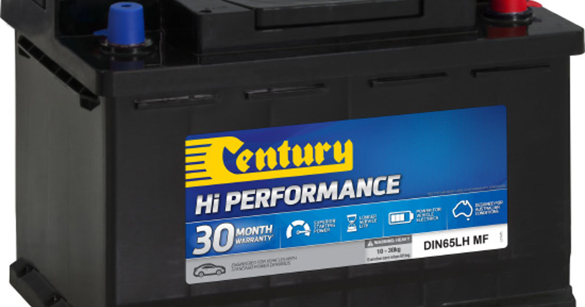 DIN65LH MF - Hi Performance DIN Conventional car batteries | Century Batteries