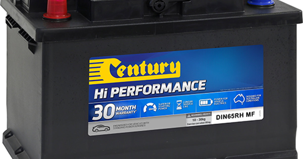 DIN65RH MF - Hi Performance DIN Conventional car batteries | Century ...
