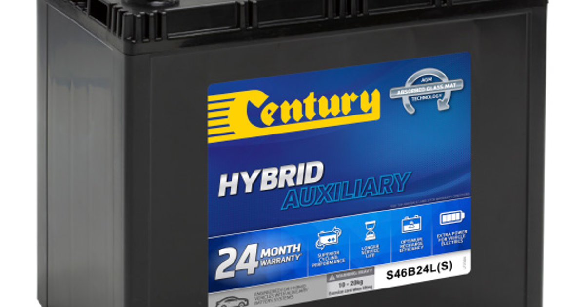 S46B24L(S) - Hybrid Auxiliary Hybrid & EV car batteries | Century Batteries