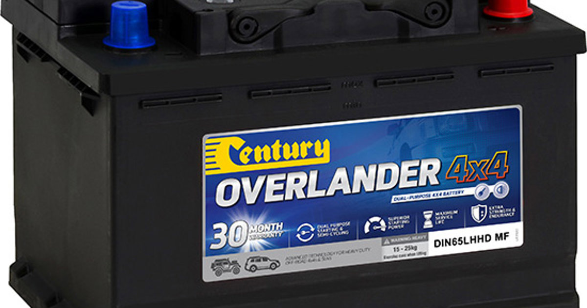 DIN65LHHDMF - Overlander 4x4 4x4 & SUV Batteries | Century Batteries