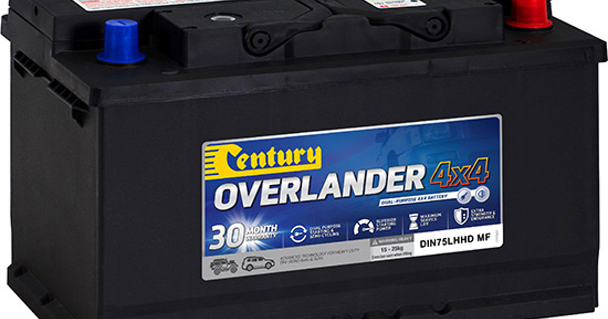 DIN75LHHDMF - Overlander 4x4 4x4 & SUV Batteries | Century Batteries