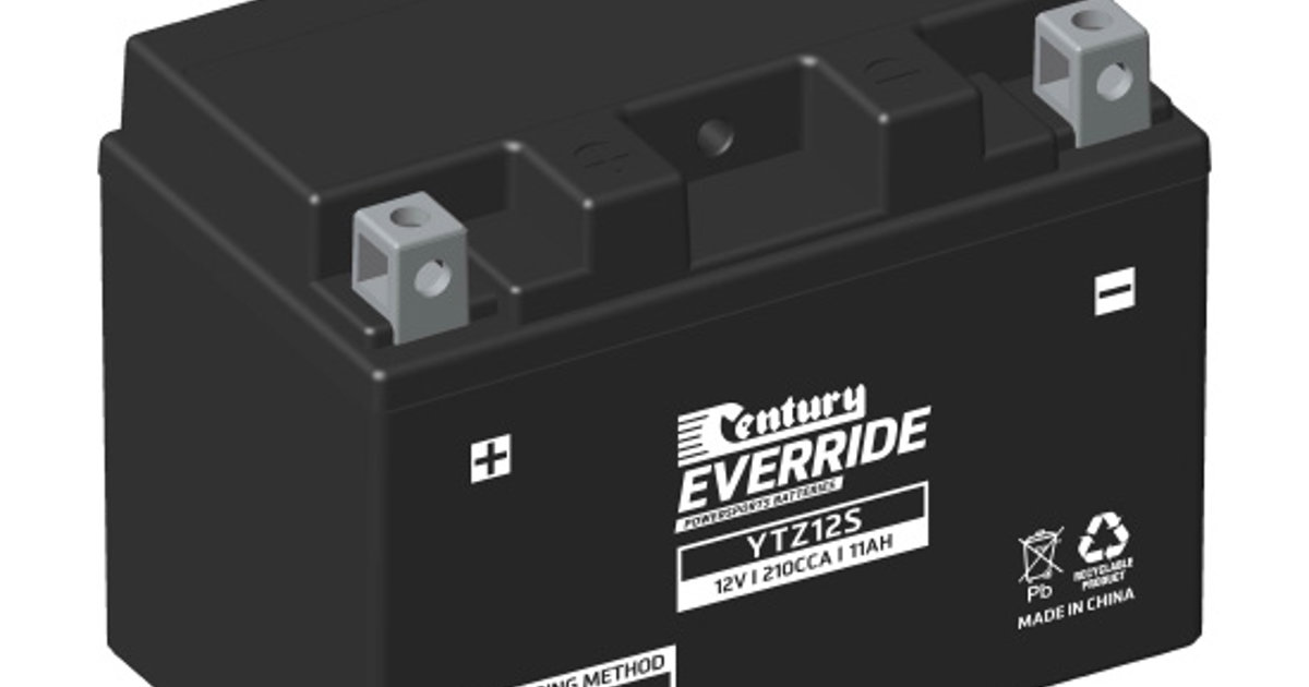 YTZ12S - Hi Performance AGM Motorcycle & Powersport batteries | Century ...