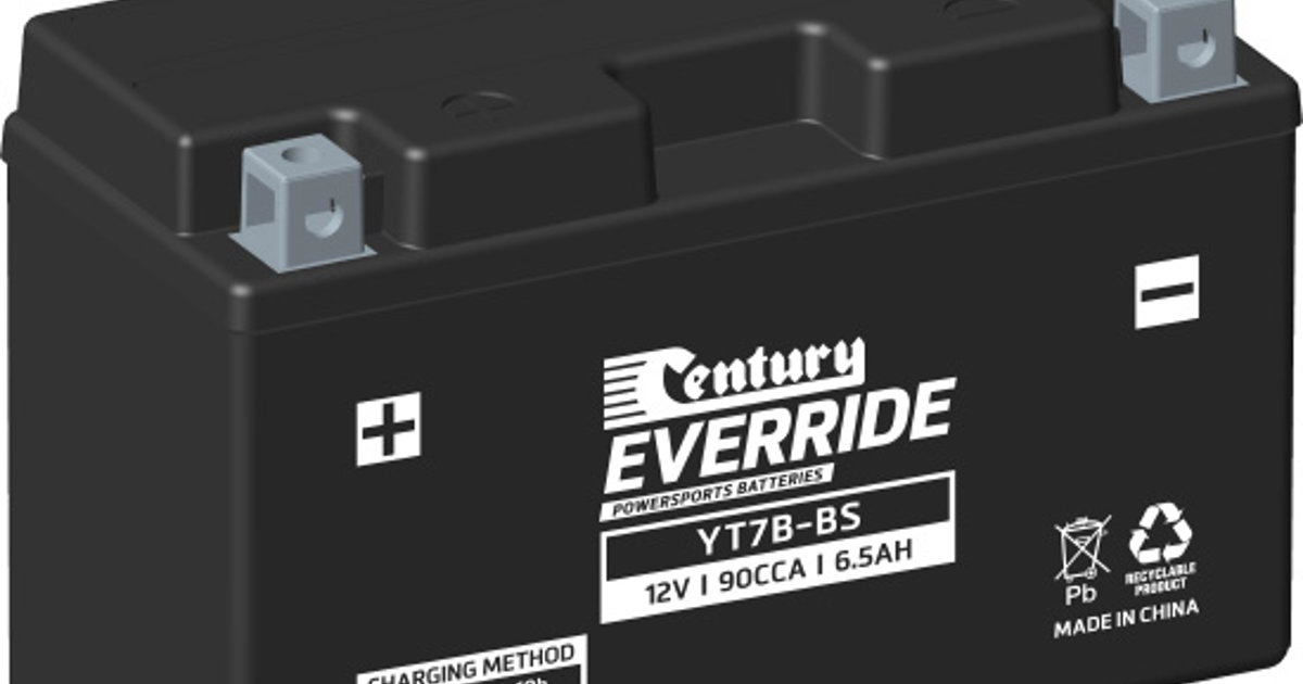 YT7B-BS - Maintenance Free AGM Motorcycle & Powersport batteries ...